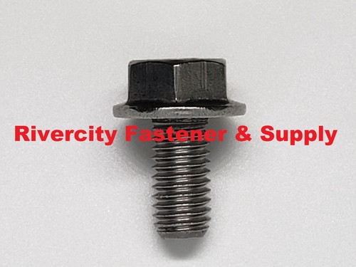 (100) M8-1.25x16 Hex Flange Bolts 8mm x 16mm Stainless M8x1.25 x 16 ...
