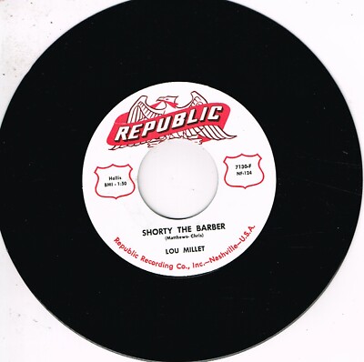 LOU MILLET - SHORTY THE BARBER / SLIP, SLIP, SLIPPIN IN (Monster Wild ...