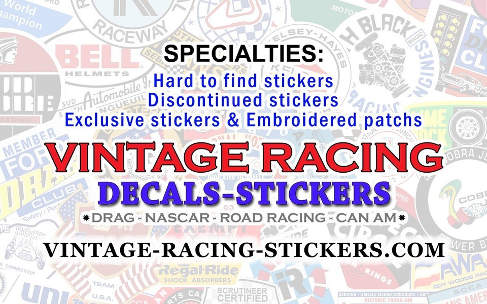 FEDERAL MOGUL PERFORMANCE PARTS VINTAGE ORIGINAL DECAL STICKER SHEET (5 ...