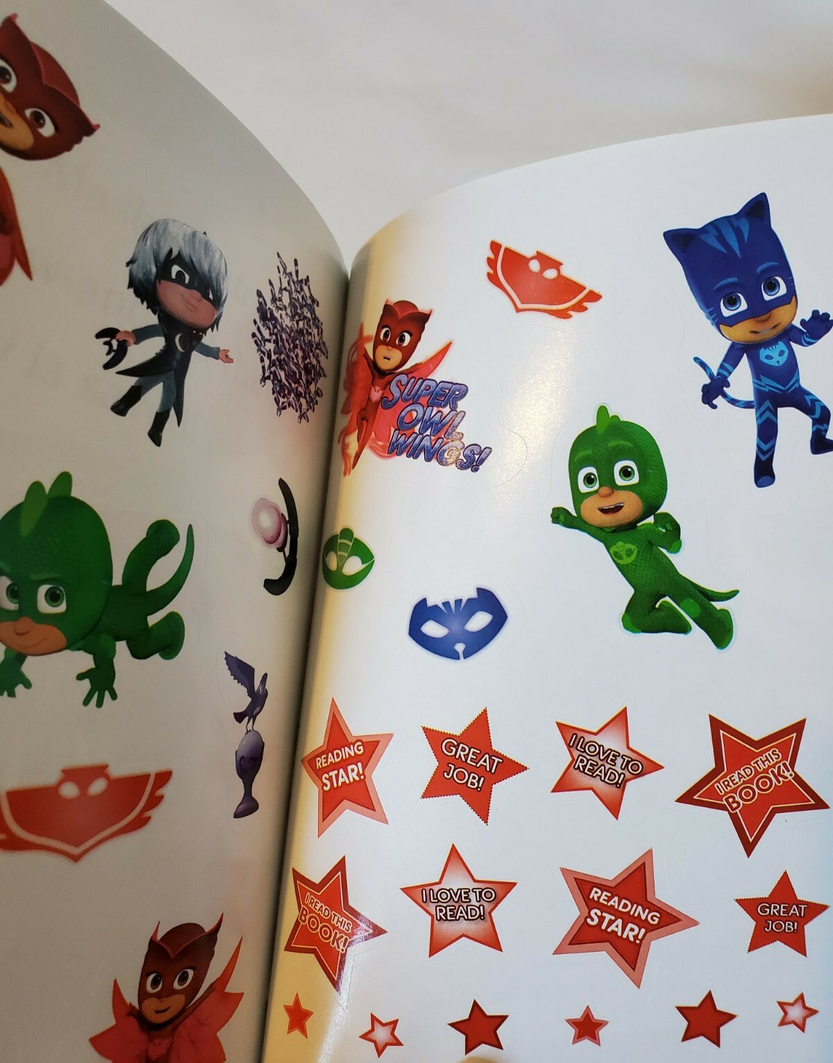 3 PJ Masks Books With Stickers Owlette and the Giving Owl, Race to the ...