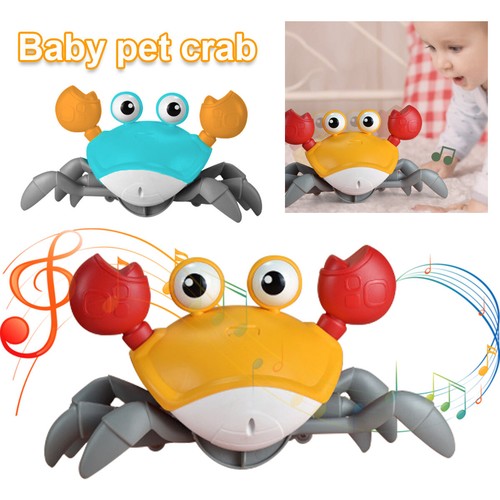Infrared Induction Crab Crawling Toy with with Music Light Effect USB ...