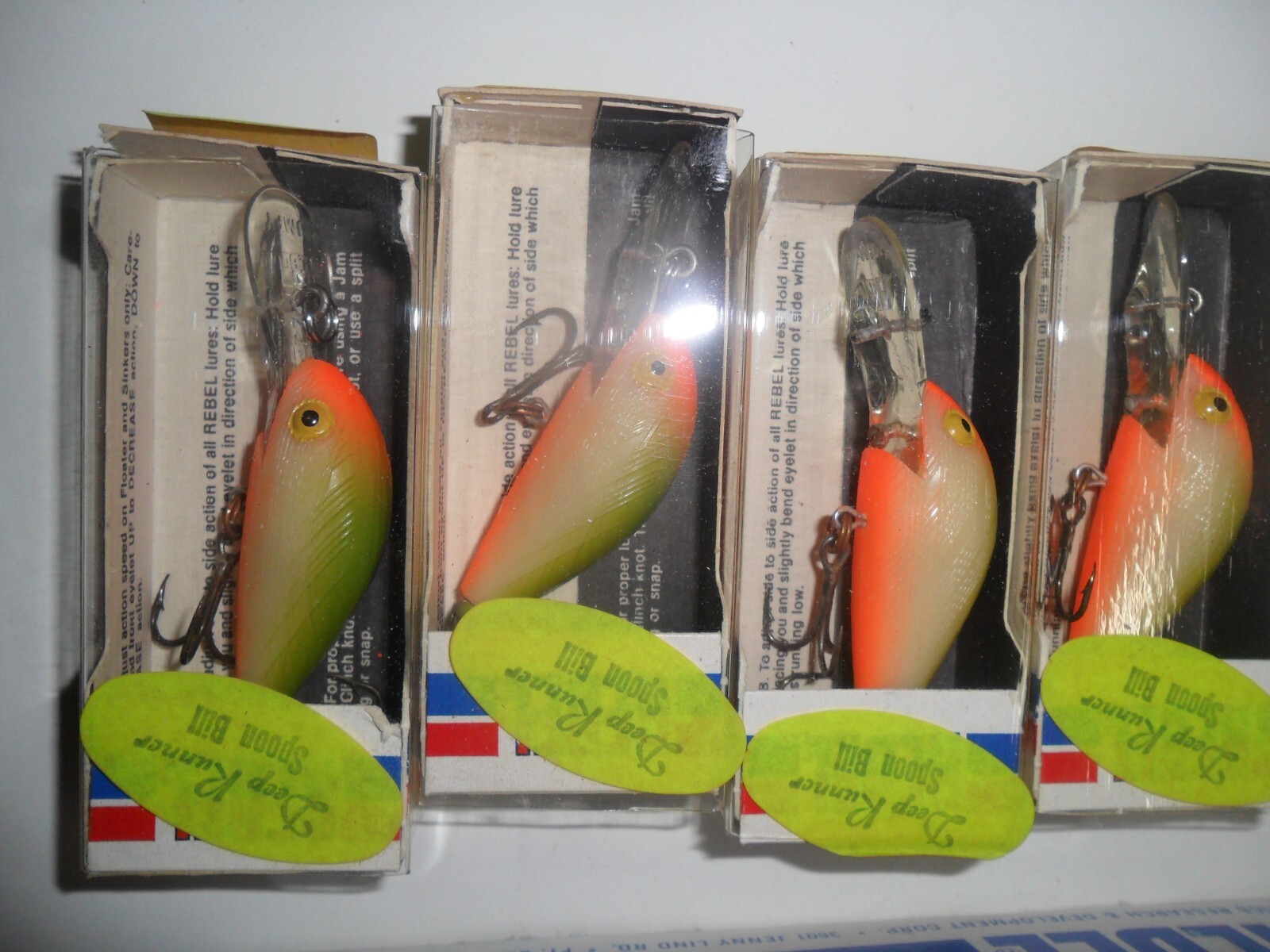 12 Rebel lures/crankbaits - Dealer dozen 1970's box | eBay