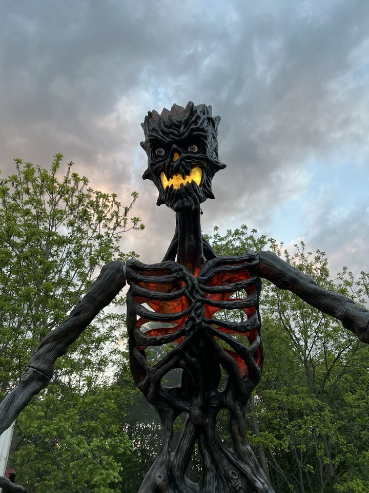 12’ DEADWOOD Inferno Head Turning Module Motorized Accessory Home Depot ...