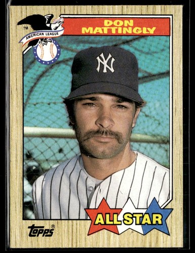1987 Topps #606 Don Mattingly Yankees Baseball Card 2602E | eBay