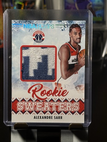 Alexandre Sarr (RC) - 2024-25 Panini NBA Hoops Winter Rookie Sweaters # ...