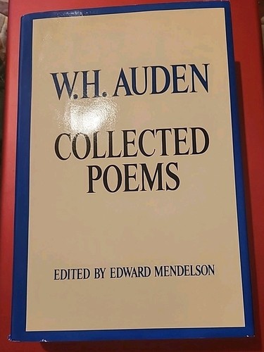 W. H. Auden COLLECTED POEMS Edward Mendelson First Edition 1976 | eBay