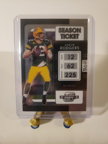 2021 CONTENDERS OPTIC SEASON TICKET AARON RODGERS #7 | eBay