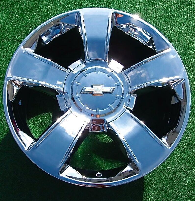 Chevrolet Silverado Tahoe Suburban Chrome Wheel OEM 20 inch RD2 ...