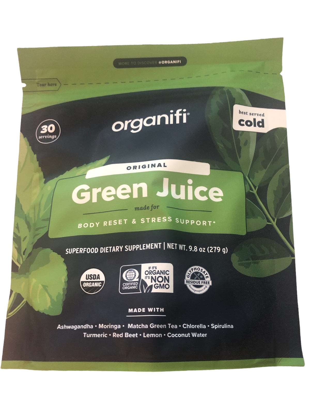 Organifi GREEN JUICE Superfood Powder Dietary Supplement Super Food exp ...