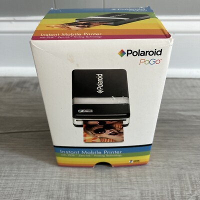 Polaroid pogo instant mobile printer Zink Zero Ink New Open Box Mobile ...