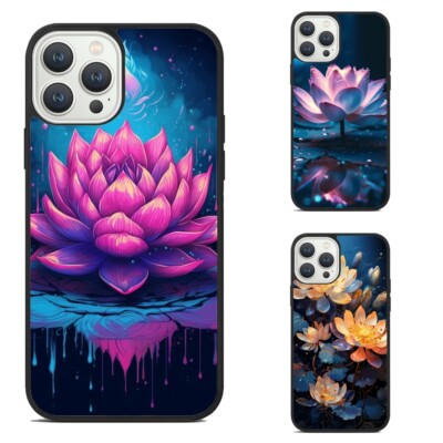 dark lotus flower Phone Case For iPhone 11 12 13 14 15 Pro Max Mini | eBay