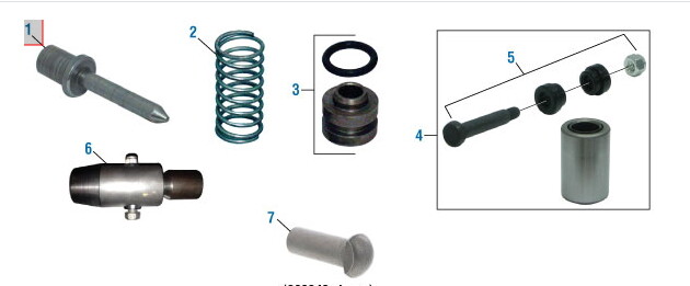 Transmission Slave Valve Pin. Excel # EF08900 Ref. # Eaton Fuller 20490 ...