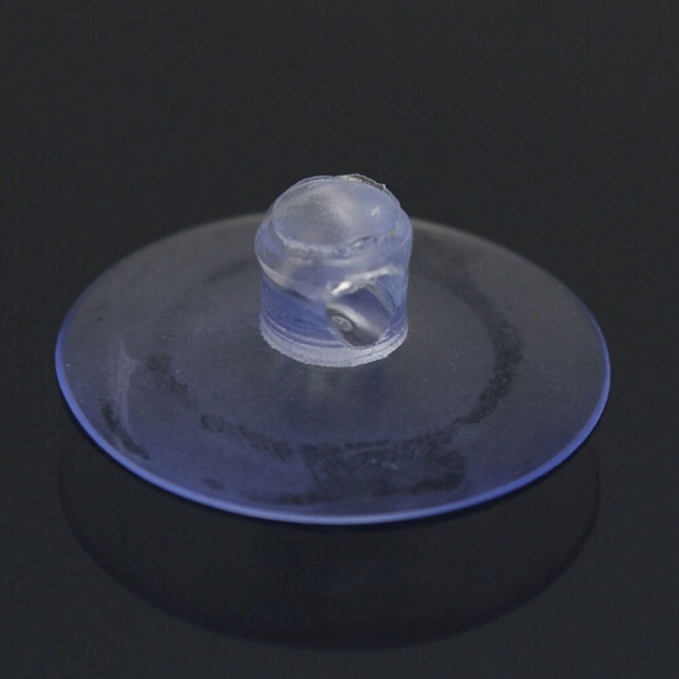 4x Small Transparent Suction Cup Suckers for Window Wall Bathroom ...