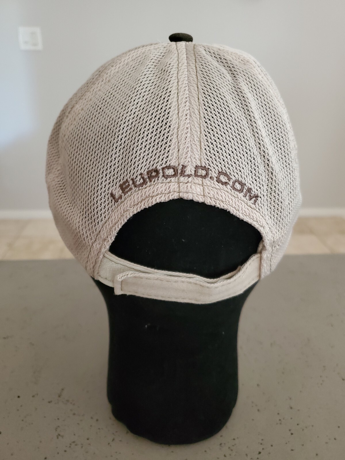 Leupold Scope Cap Mesh Hat Adjustable Tan OEM New/Unused | eBay