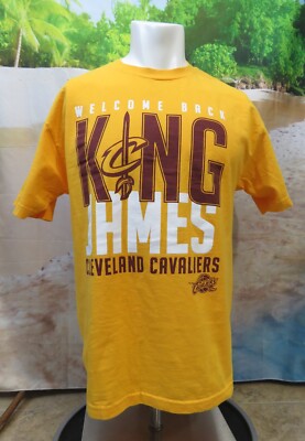 LEBRON JAMES NBA 2014 "Welcome Back" Cleveland Cavaliers T-Shirt Large ...