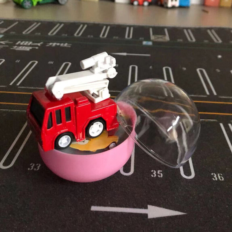Children Mini Alloy Capsule Toy Car Model Cartoon Body Pull Back Mini ...