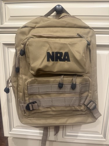NRA Tactical Backpack : COYOTE TAN / Khaki / Beige MOLLE military Range ...