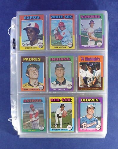 1975 TOPPS MINI BASEBALL PARTIAL SET 495/660 IN PAGES NMMT *361465 | eBay