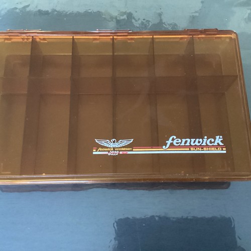 Vintage Fenwick Woodstream Sun Shield Tackle Box | eBay