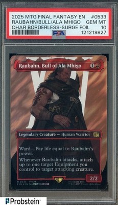 2025 MTG Final Fantasy Borderless Surge Foil #0533 Raubahn Bull Ala ...