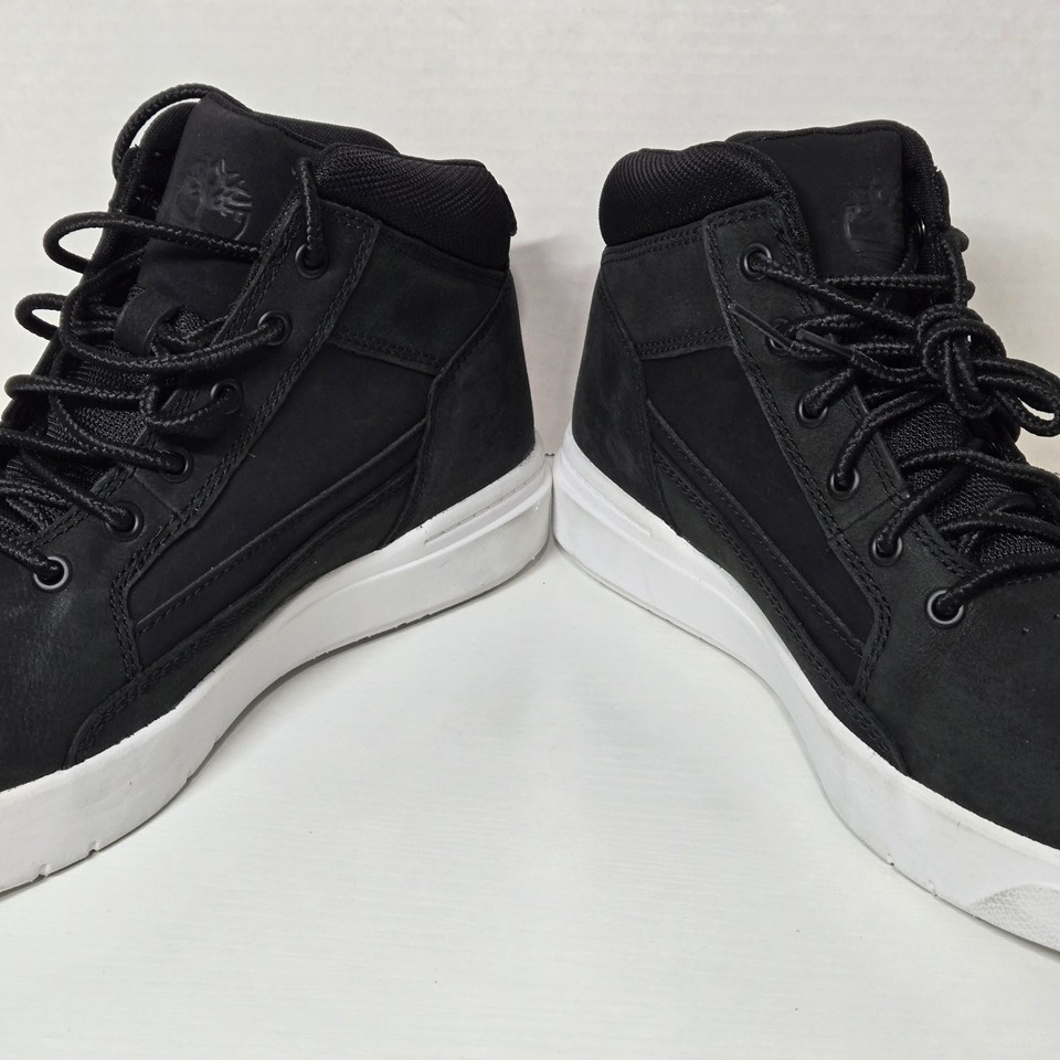 Timberland Men's Allston Nubuck Leather Mid Lace Up Sneakers Shoes ...