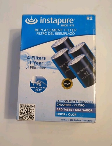 Instapure R2 Essentials Replacement Filters F2R-4ES “4 Pack” Box Damage ...