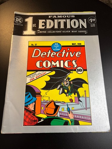 FAMOUS 1ST EDITION DETECTIVE #27 BATMAN DC COMICS 1974 C-28 TREASURY ...