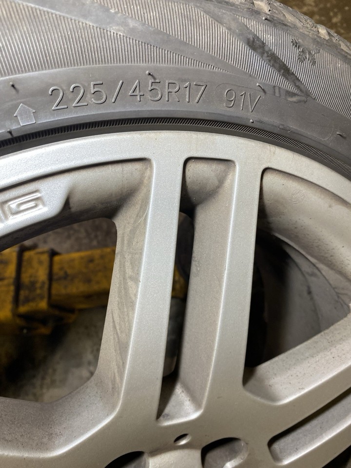 Merc C Class W204 2007-2013 Wheels With Winter Tyres | eBay UK