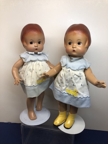 13” Repro Effanbee Doll Co. “Patsy” Repro Set Of 2 Singin’ In The Rain ...