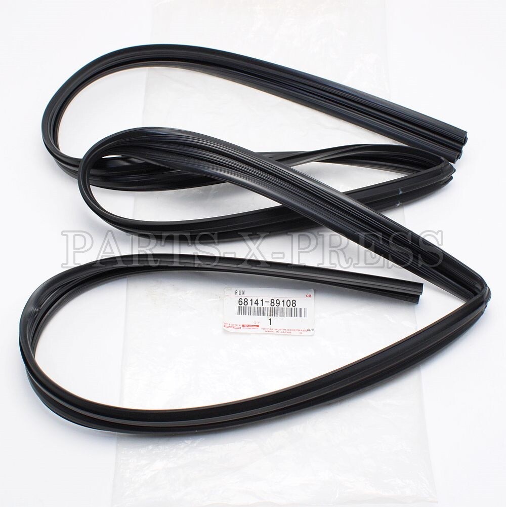 GENUINE TOYOTA 4RUNNER W/ VENT WINDOW - FRONT DOOR GLASS RUN CHANNEL ...