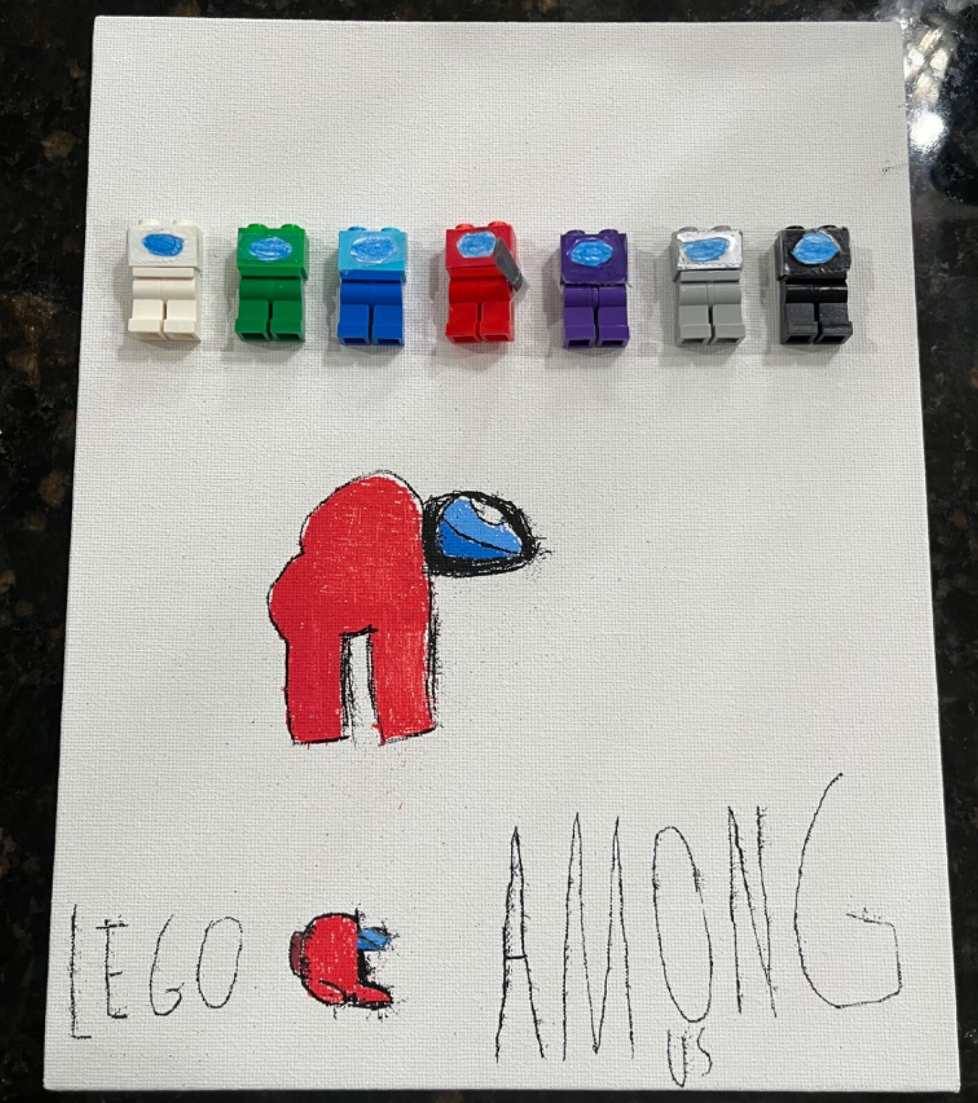 Homemade Lego among us SUPER SUS Lego | eBay