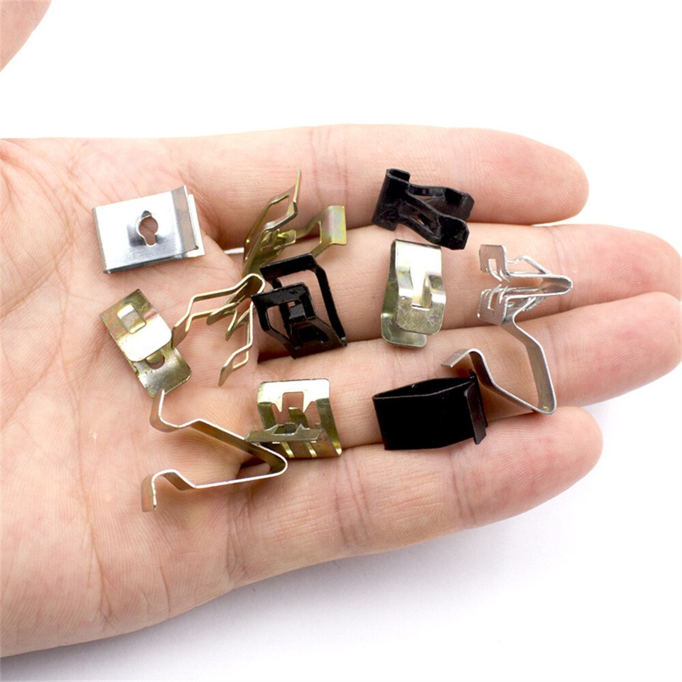 Car Console Instrument Panel Dash Dashboard Trim Metal Retainer Clips U ...