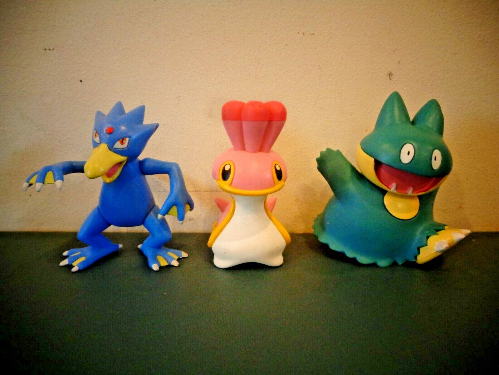 2007 JAKKS NINTENDO POKEMON 3" FIGURE LOT GOLDUCK MUNCHLAX SHELLOS ...