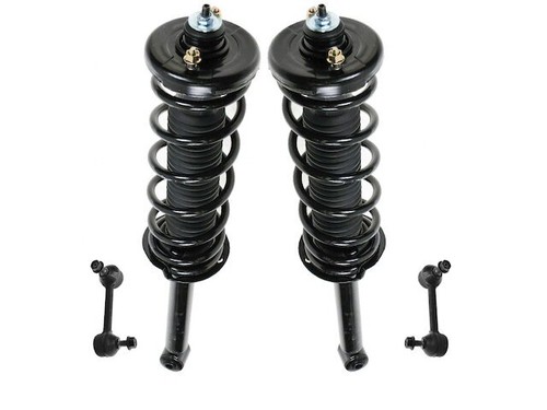 Rear Strut Coil Spring Sway Bar Link Kit For 03-08 Acura Honda TL ...