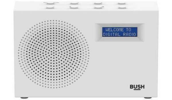 Bush Compact DAB/FM Radio - White for sale online | eBay