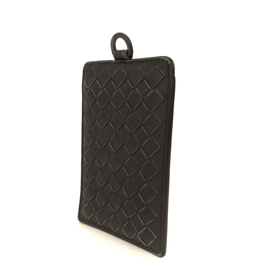 EGA Bottega Veneta Intrecciato Lambskin Card Case Holder Brown/9CA0673 ...