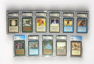 MTG Beta CGC graded lot Of 11 Magic the Gathering Cards | eBay