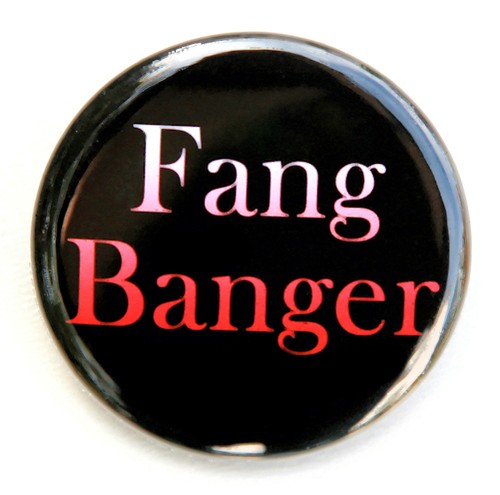 FANG BANGER - Button Pinback Badge 1.5" Vampire | eBay