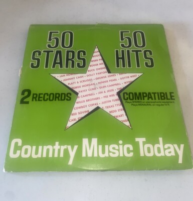 country music vinyl records lot (4 albums, 6 discs) | eBay