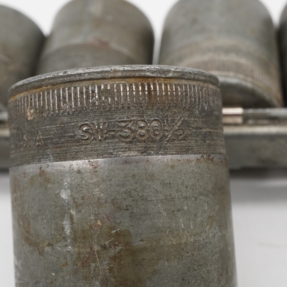 Vintage Genuine Snap-On Tools USA SAE 12 Pt Sockets 13 pc Lot 1/2 ...