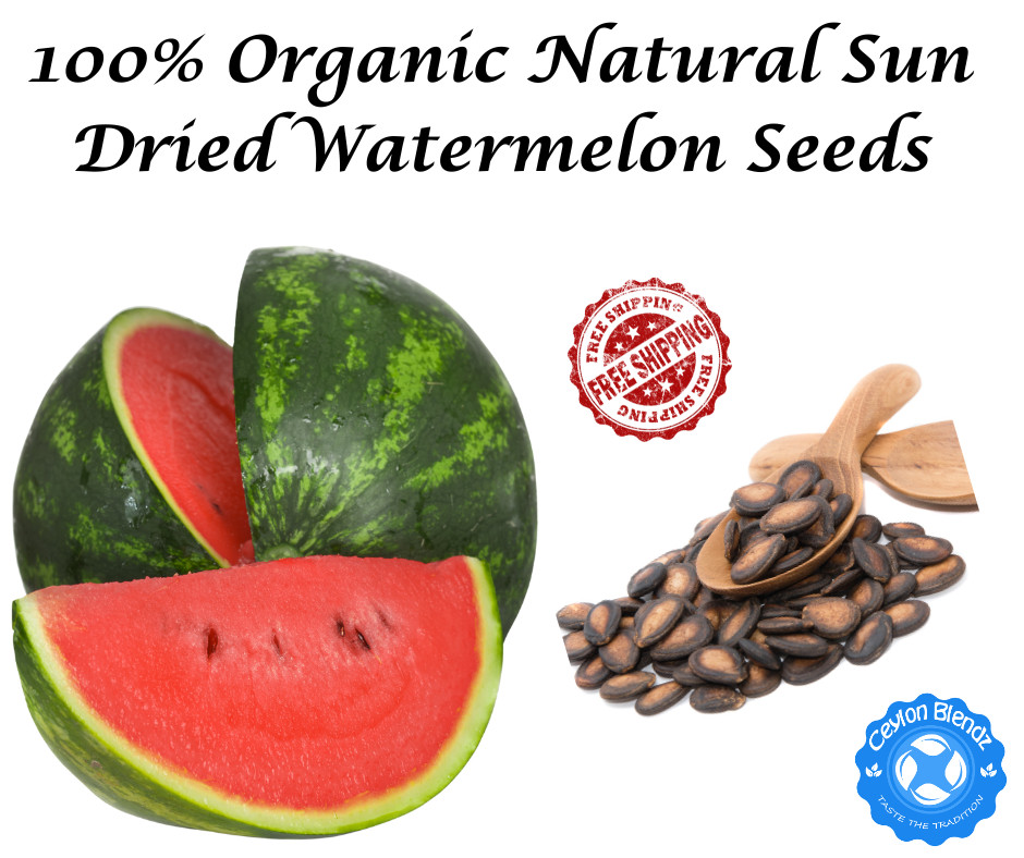 100% Organic Sun Dried Natural Watermelon (Citrullus lanatus) Seeds ...