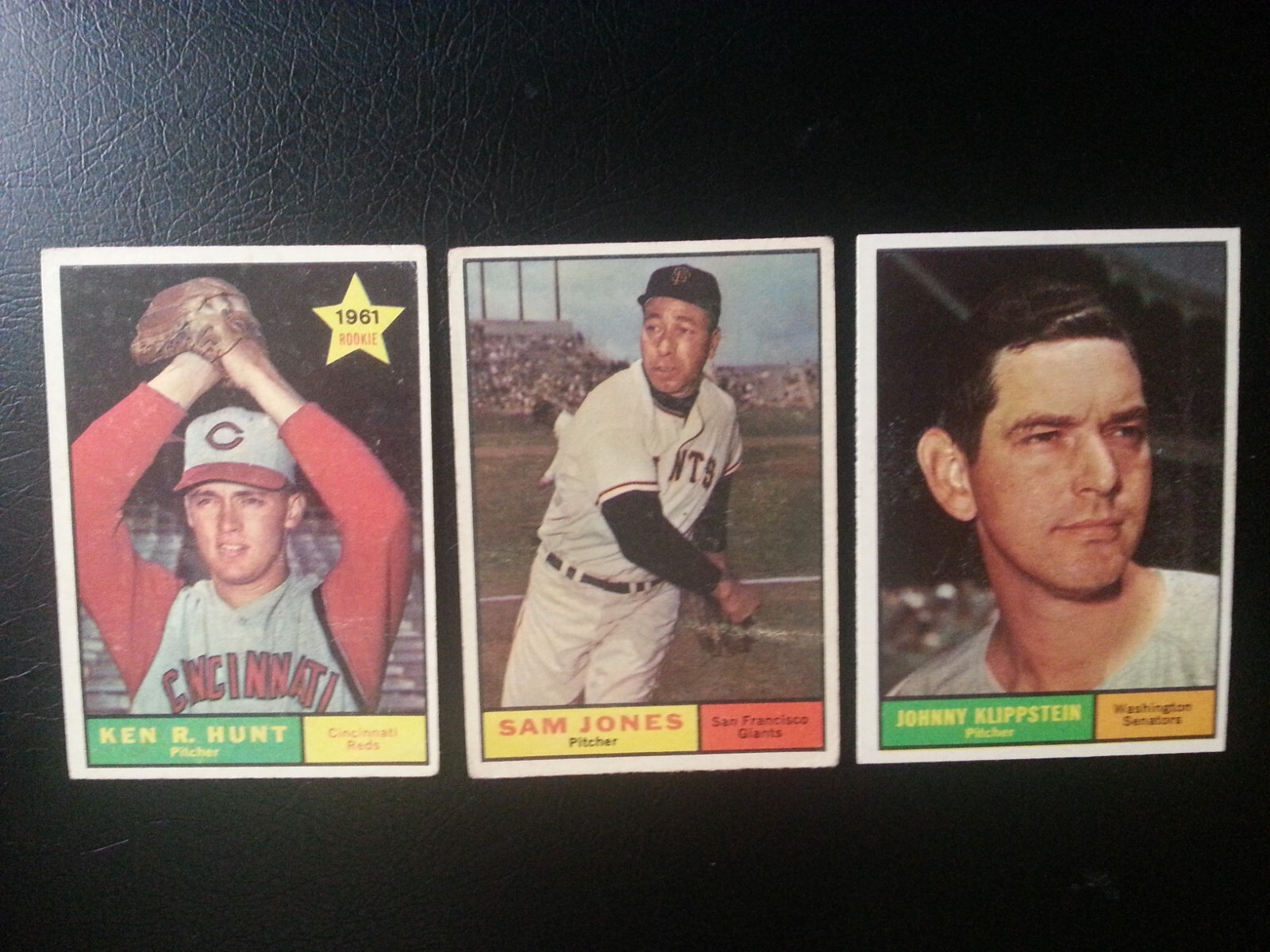 1961 Topps baseball VGEX Set Break RARE HIGH NUMBER #555 SAM JONES 1 ...
