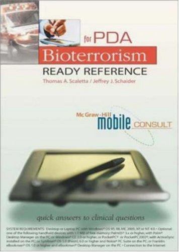 Bioterrorism Ready Reference for PDA (Web Download) : McGraw-Hill ...