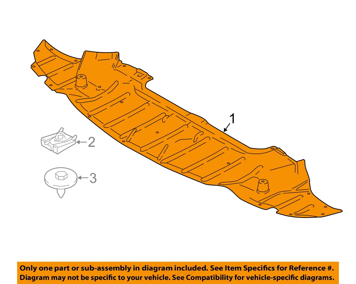 Genuine BMW OEM 51758064138 Engine Compartment Shielding Front for sale ...