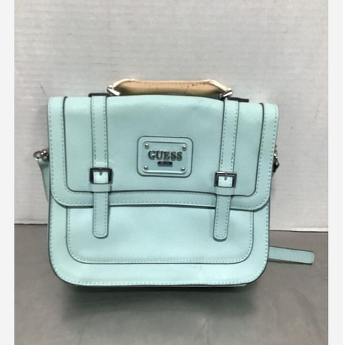 Mint blue guess shoulder handbag | eBay