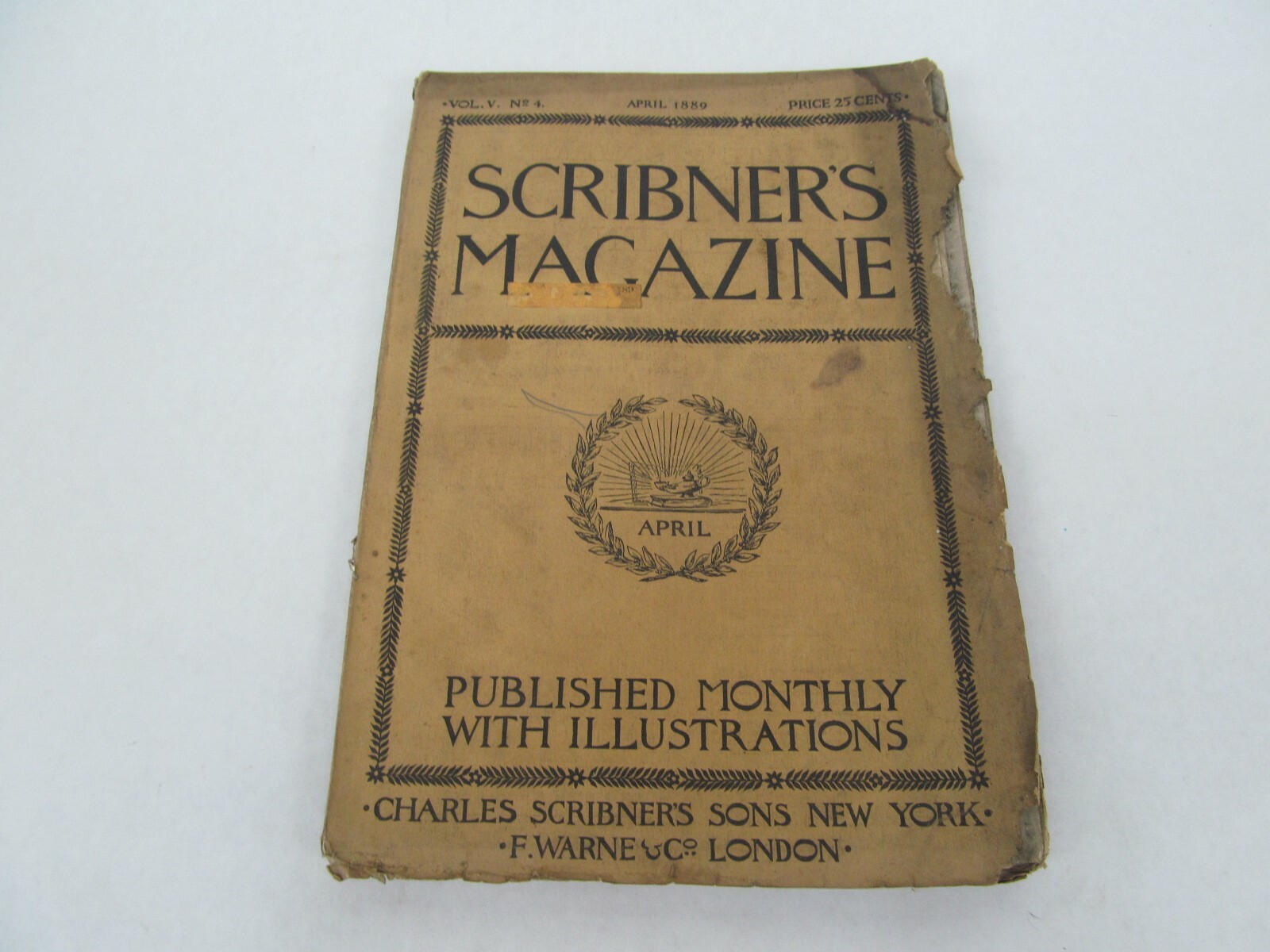 Antique April 1889 Scribner’s Magazine | eBay
