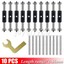 10PCS Switch Socket Cassette Screws Support Rod Wall Mount Box Repair ...