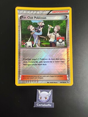 Carte Pokémon Fan Club Pokémon 94/106 Reverse Promo Pokémon League NEUF ...