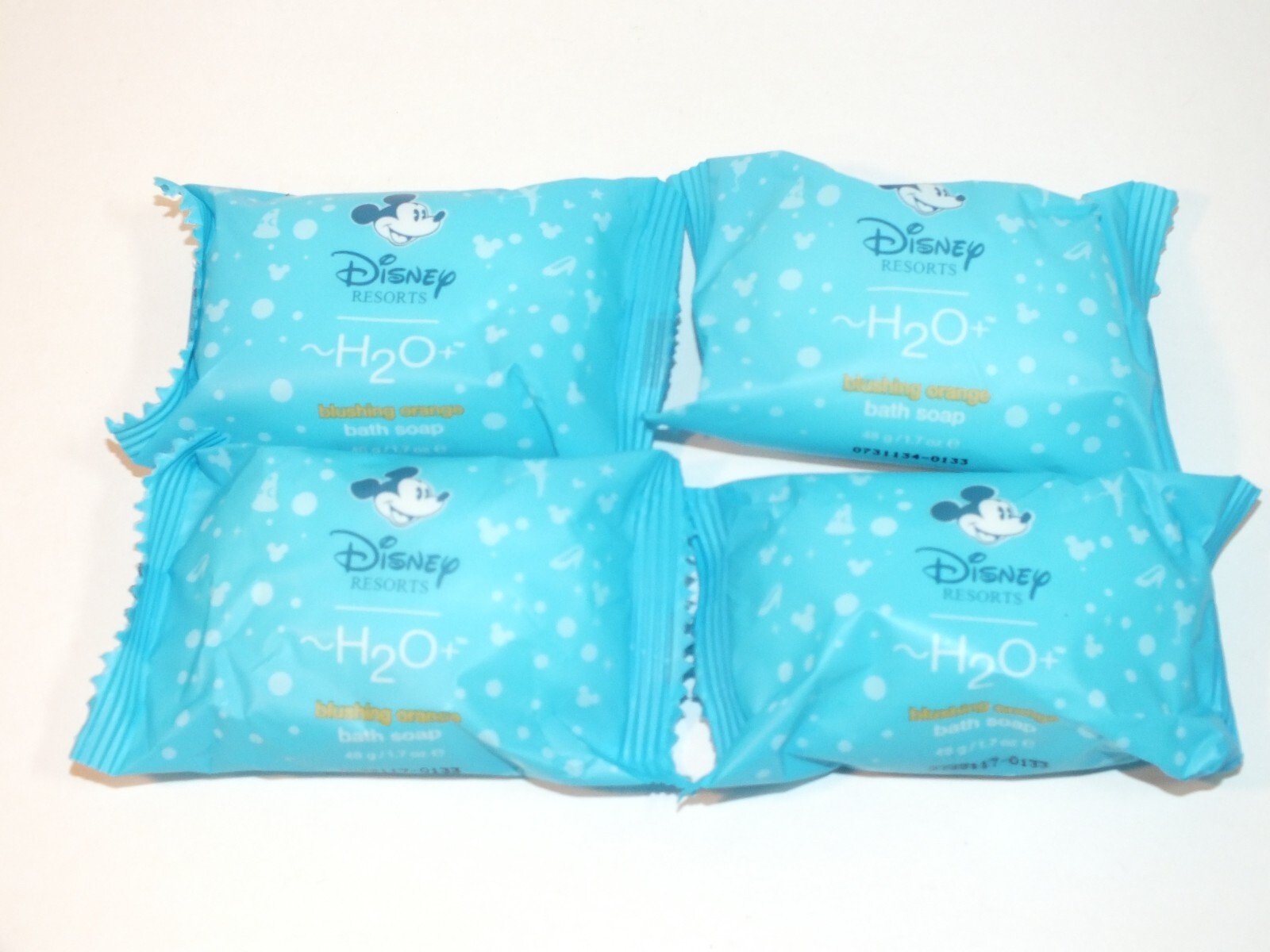 Disney Resorts H20 Bath Soap Blushing Orange Travel Size Mickey Mouse 4 ...