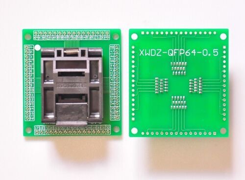 1PC Programmer Adapter Test Socket QFP64 LQFP64 TQFP64 to DIP64 Pitch 0 ...